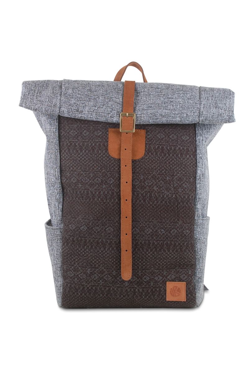 Roll top adjustable backpack Large